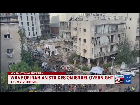 Iran war: Wave of Iranian strikes on Israel overnight