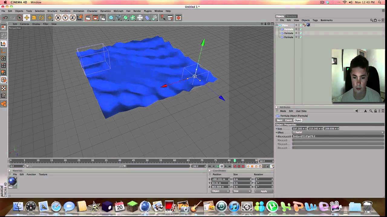 water/waves cinema 4d - YouTube