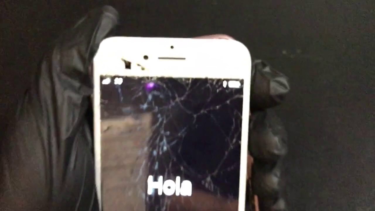 Bad nonworking LCDs and cracked and bleeding screen category - YouTube