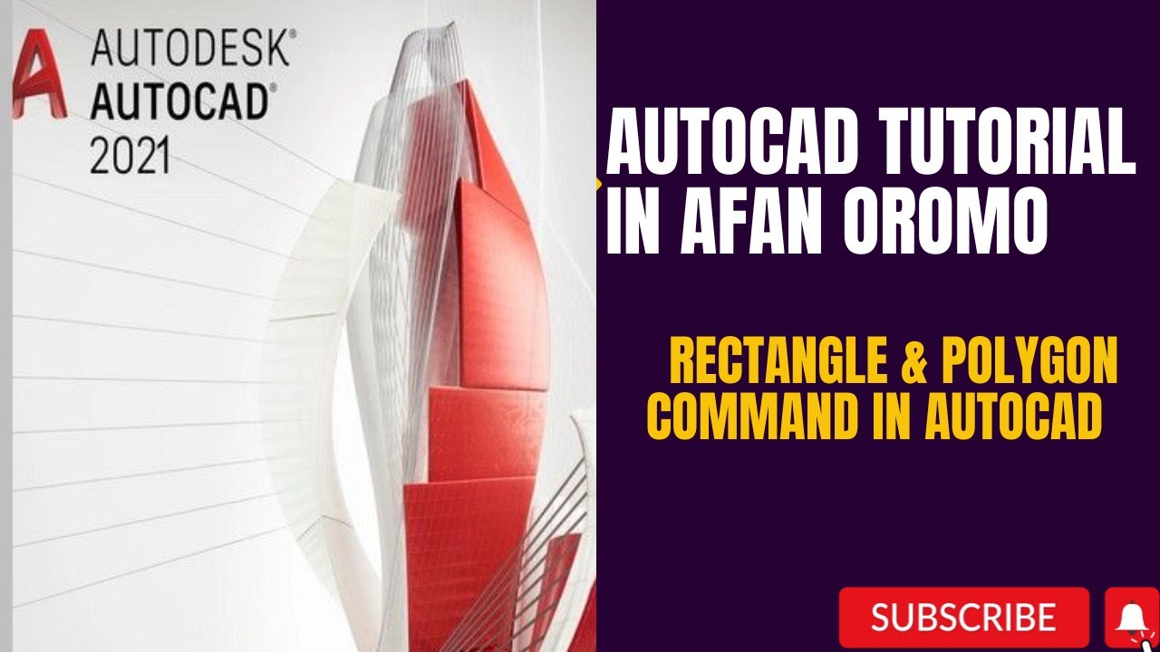 Rectangle & Polygone Command in AutoCAD - YouTube
