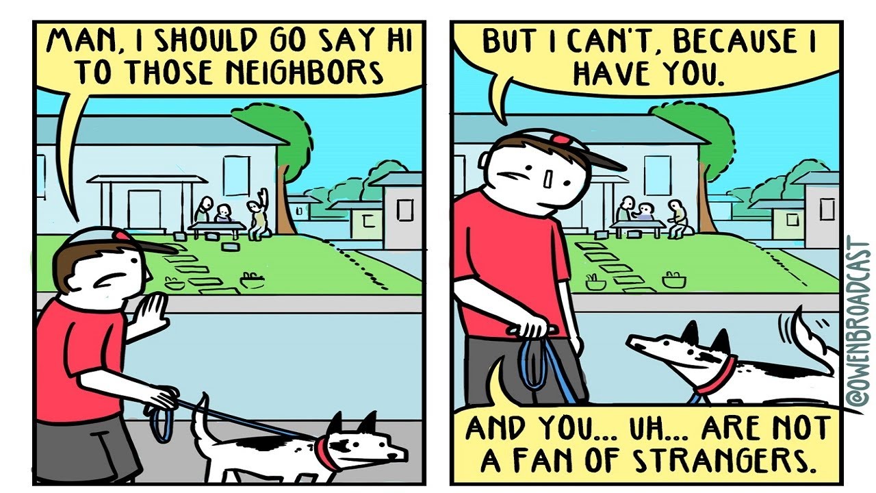 Awkward Neighbours | webcomic dub - YouTube