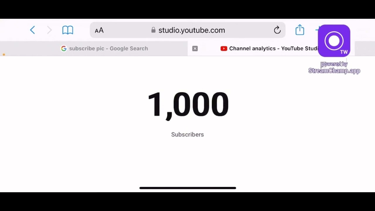 I hit 1 thousand subscribers - YouTube