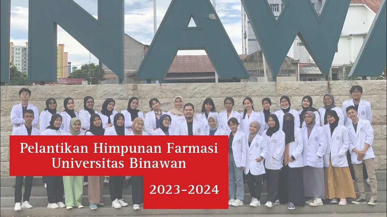 Pelantikan Himpunan Farmasi Universitas Binawan Tahun 2023 - YouTube