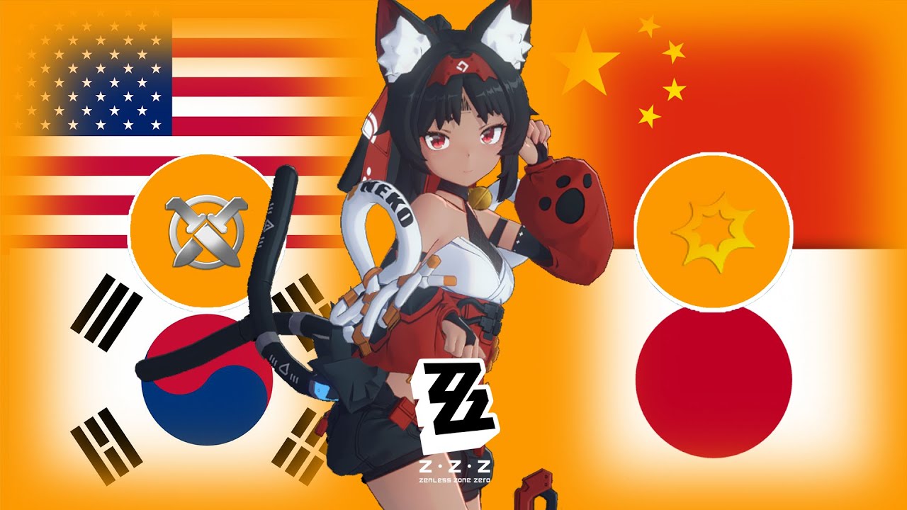 Nekomata Voice in 4 Different Languages (Skills & Ultimate) | Zenless ...