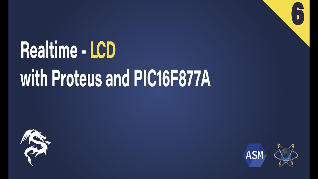 [Arabic] Embedded Systems Course with PIC16F877A and Proteus #06 - LCD - YouTube