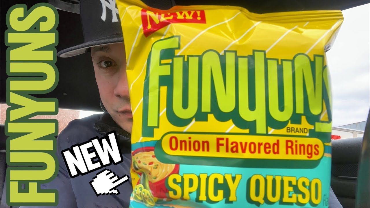 FUNYUNS® Spicy Queso Onion Rings #food #review - YouTube