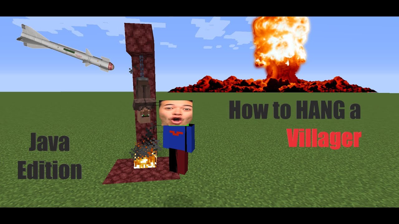 How to HANG a VILLAGER in Minecraft (Java Edition) - YouTube