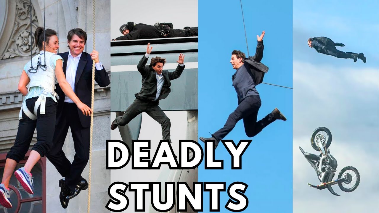 All Mission Impossible Movies Deadly Stunts Behind The Scenes - YouTube