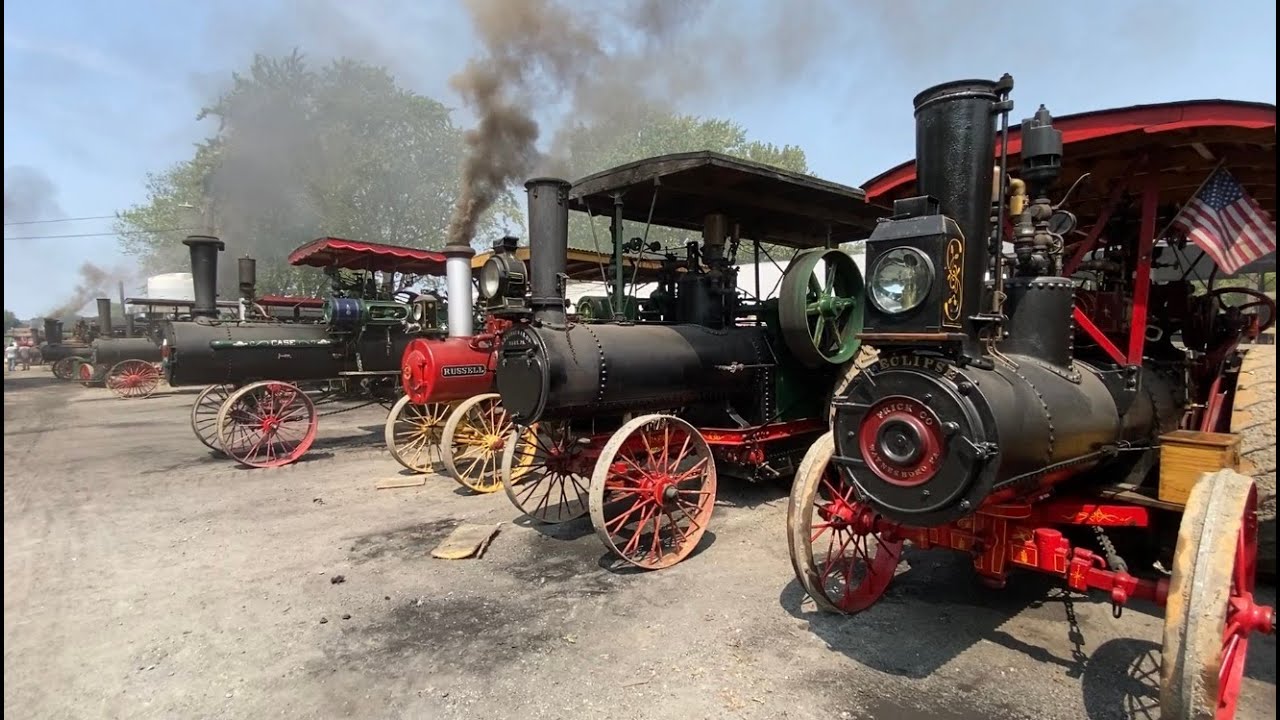 THE BIGEST STEAM TRACTOR SHOW! GAS, DIESEL, LOCOMOTIVES AND TRACTORS ...