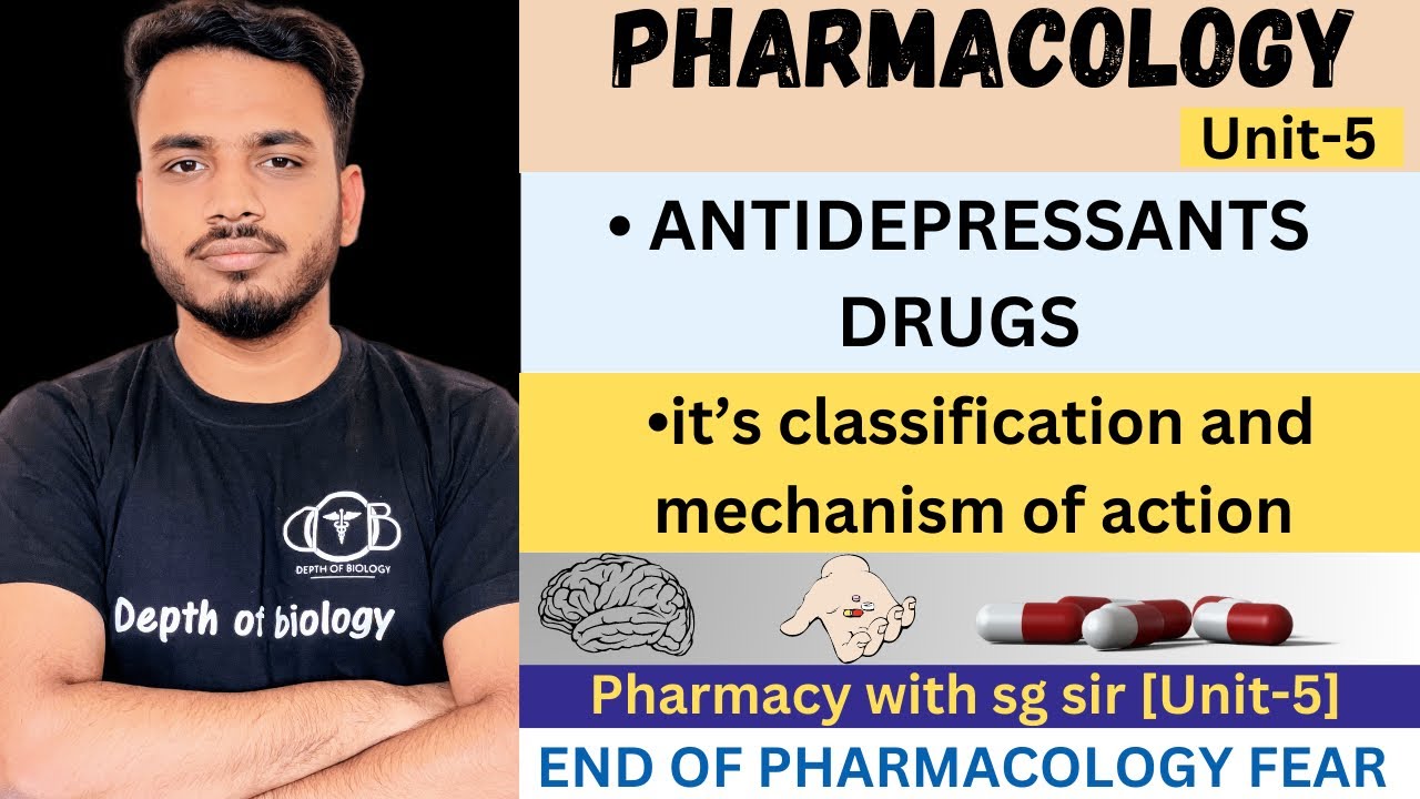 Antidepressants || Antidepressants mechanism of action ...