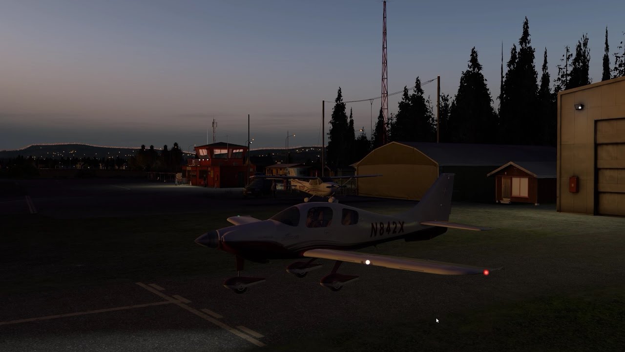 X Plane 11 - Short Flight at Hamar Flyplass (Norway) - YouTube