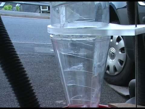 Clear Cyclone first test - YouTube