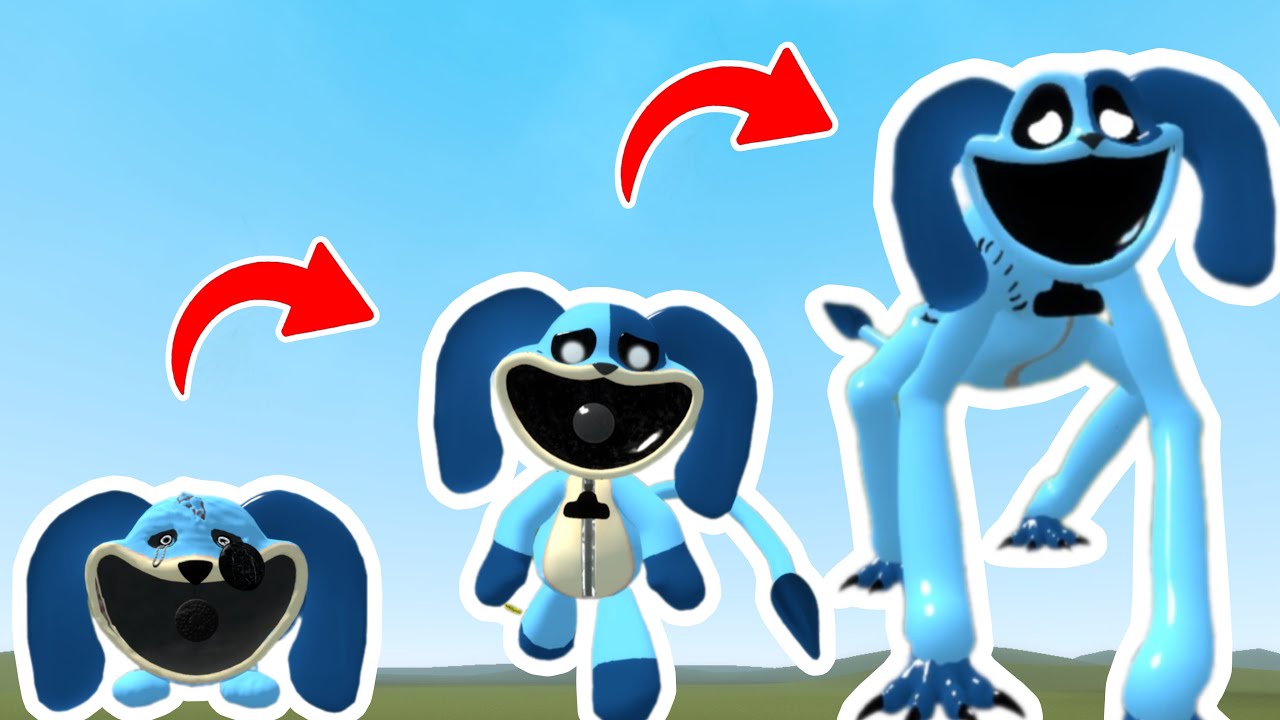 EVOLUTION OF NEW DOGPRESSED FROWNING SMILING CRITTERS POPPY PLAYTIME ...