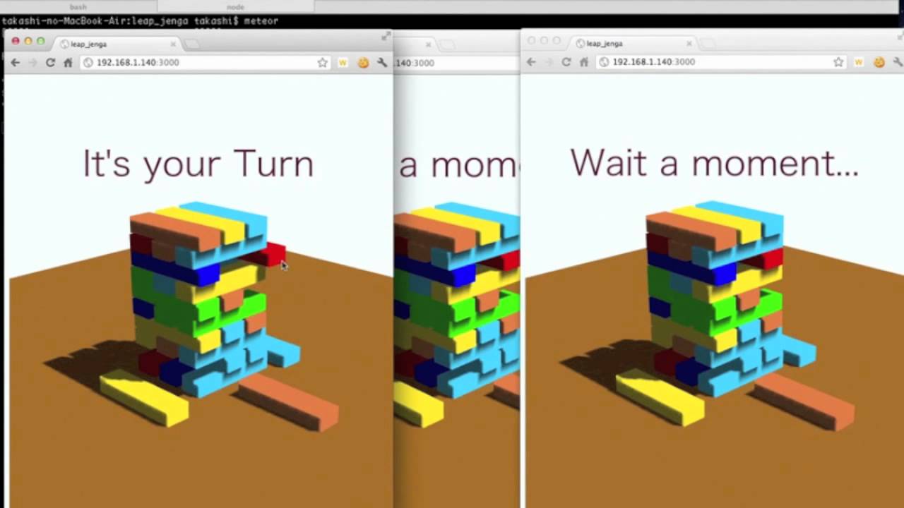 A fundamental experiment for an online interactive Jenga - YouTube