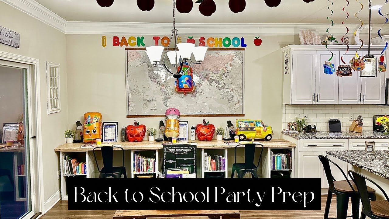 1st Day of Homeschool Party - Prep - YouTube