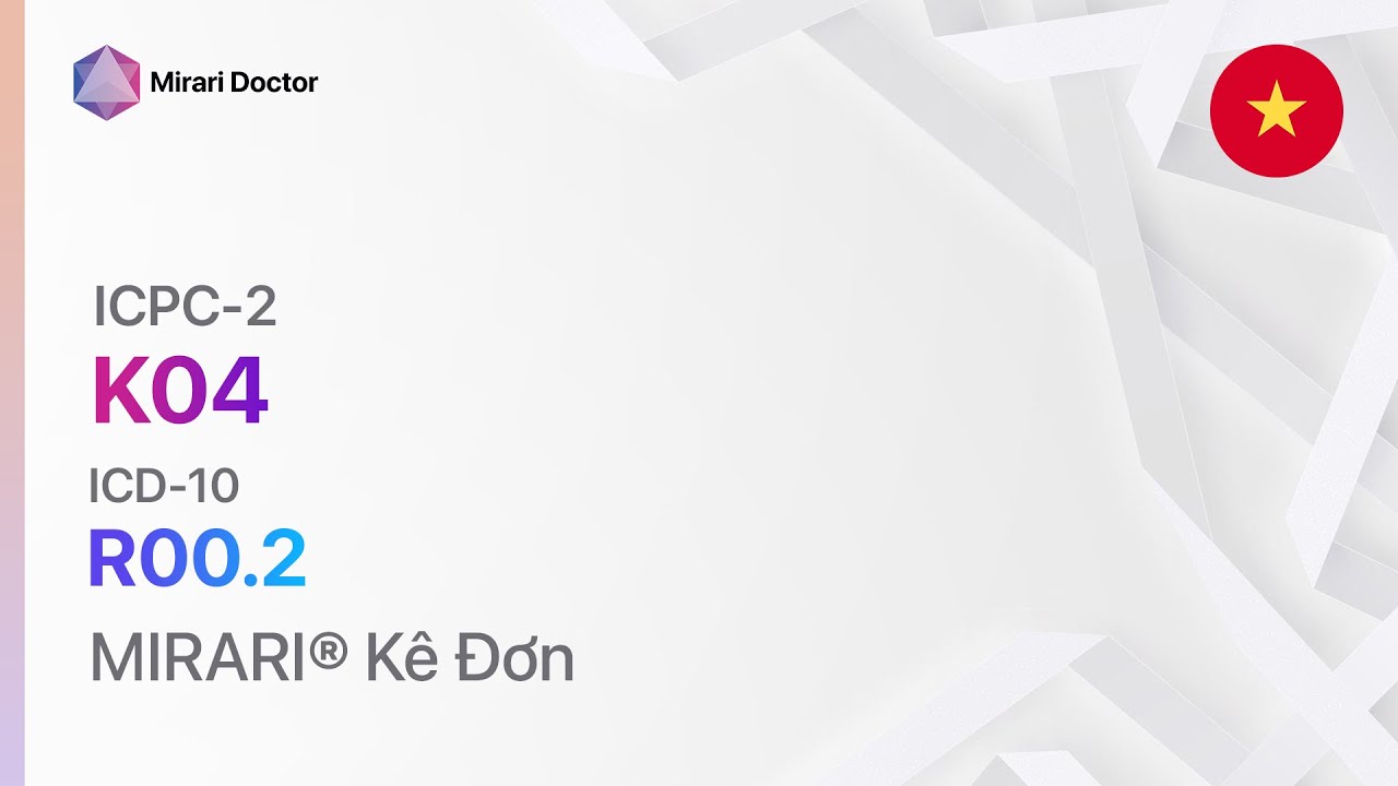 K04 Hồi hộp/đánh trống ngực ( ICD-10: R00.2 ) - MIRARI® Kê Đơn - YouTube
