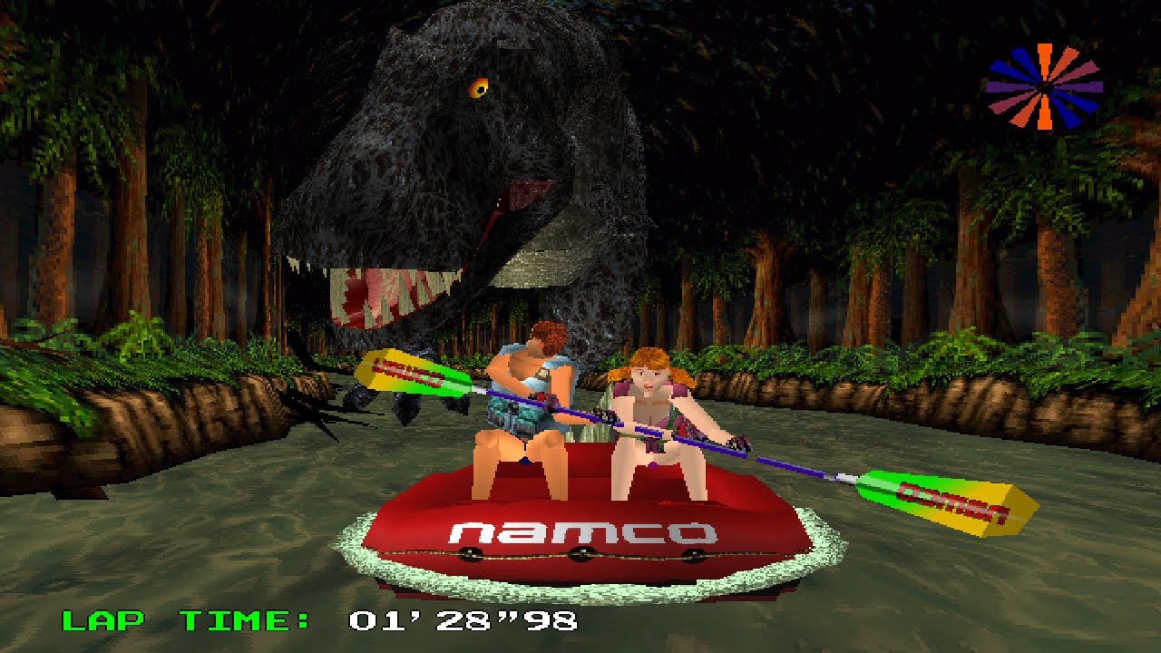 Rapid River - Namco Gorgon/System 22.5 - Attract Mode + 2 Courses ...