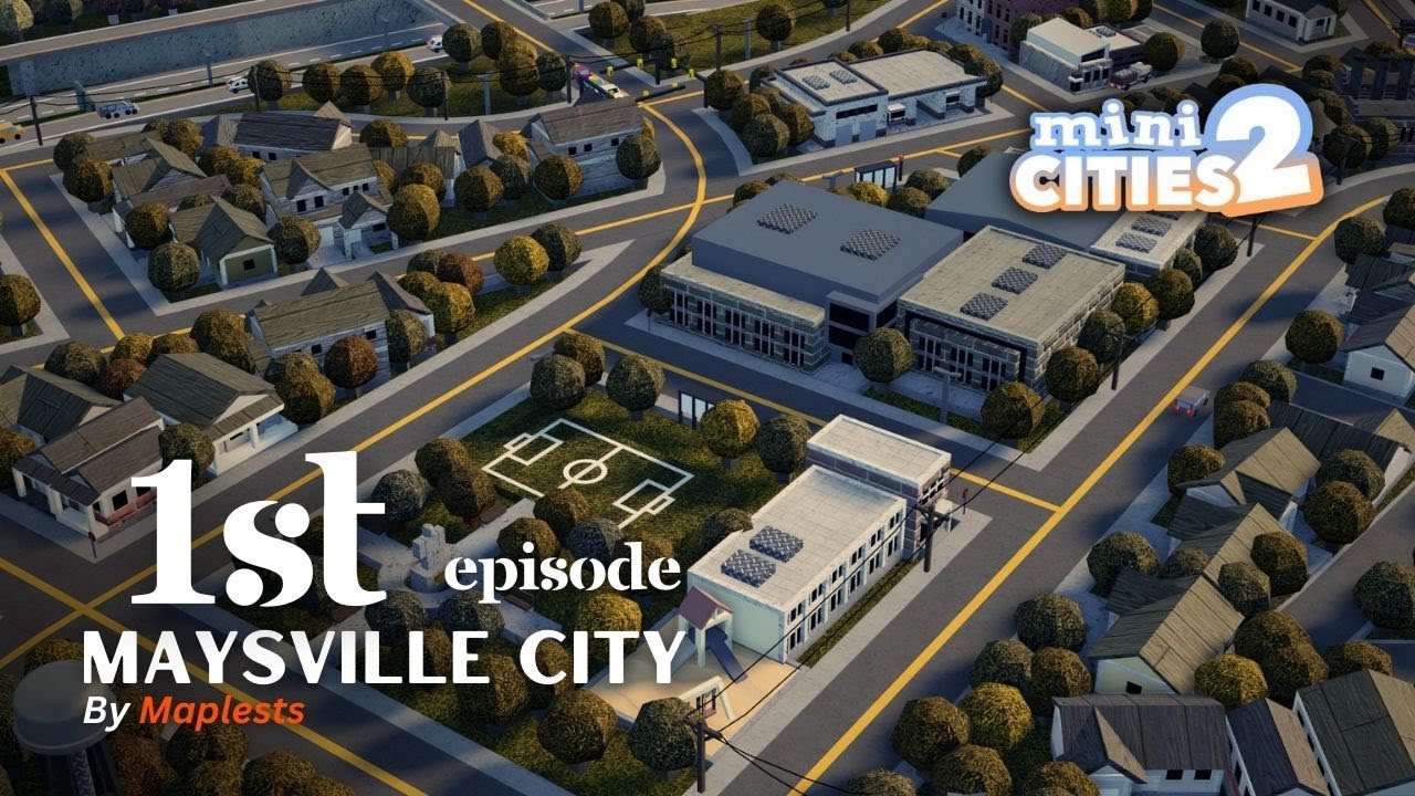 City entrance & Highway | EP 1 | Mini Cities 2 Series by Maplests - YouTube