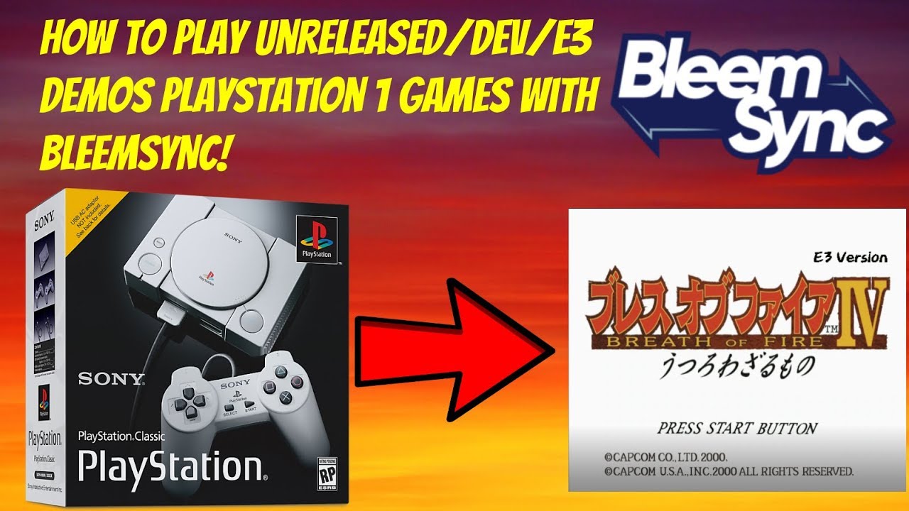 How To Play Unreleased/Dev/E3 Demos PS1 Games With BleemSync ...