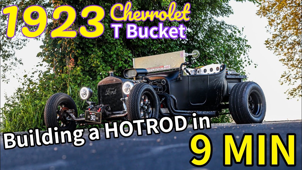Building a HOT ROD T Bucket in 9 Minutes!! Speedway T Bucket Hot Rod ...