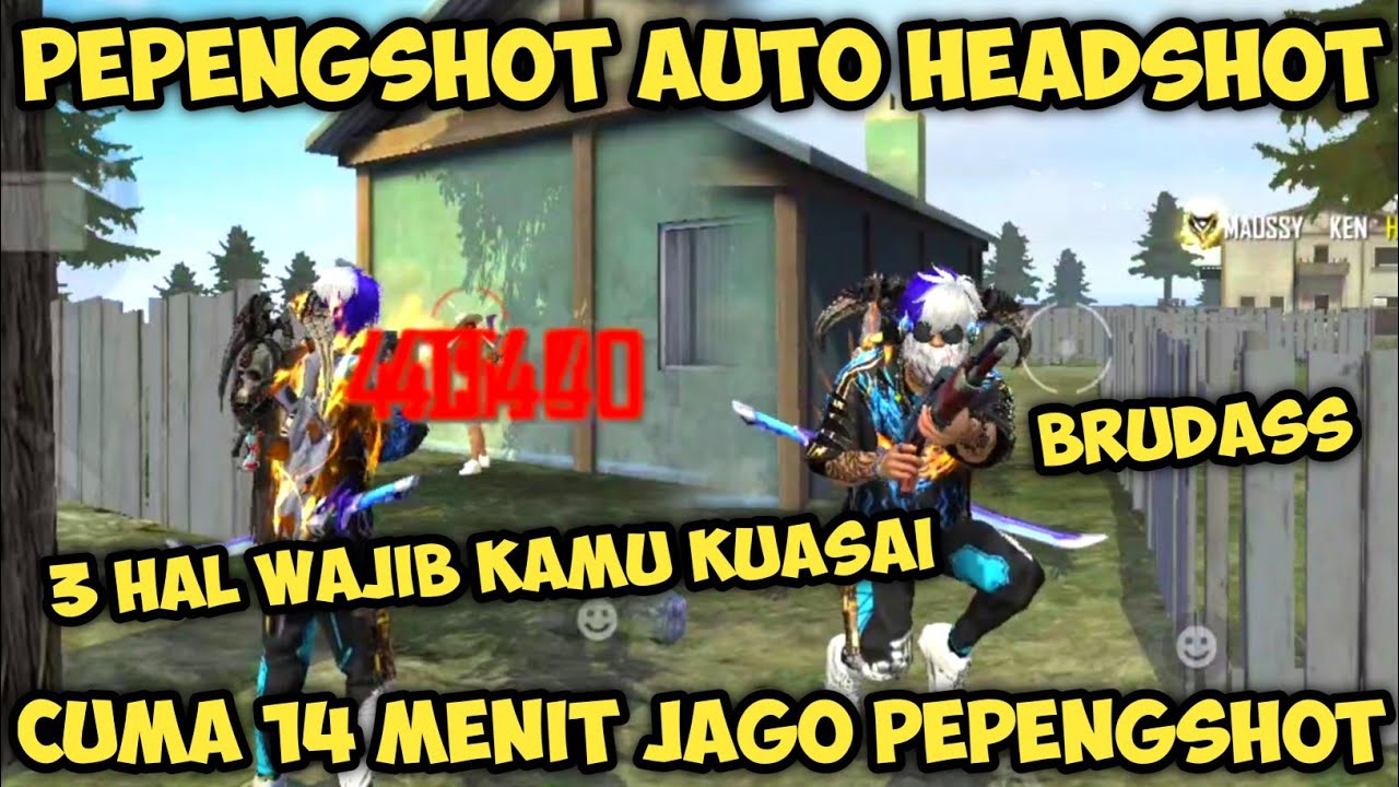 CARA PEPENGSHOT AUTO HEADSHOT😎SEMUA SENJATA😱PEMULA PASTI BISA - YouTube