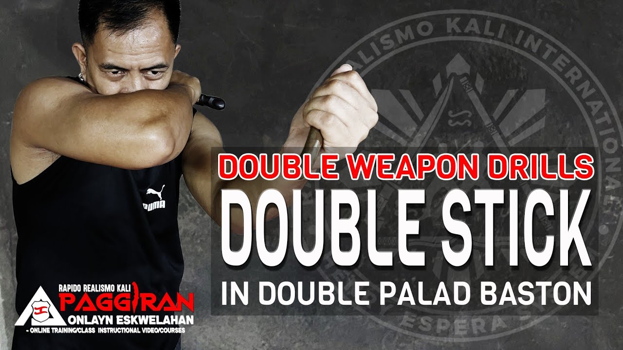 DOUBLE STICK PATTERN IN DOUBLE PALAD BASTON | FMA Arnis Kali Eskrima ...