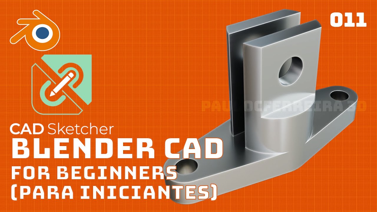 CAD no Blender com CAD Sketcher - Blender CAD para iniciantes 011 - YouTube