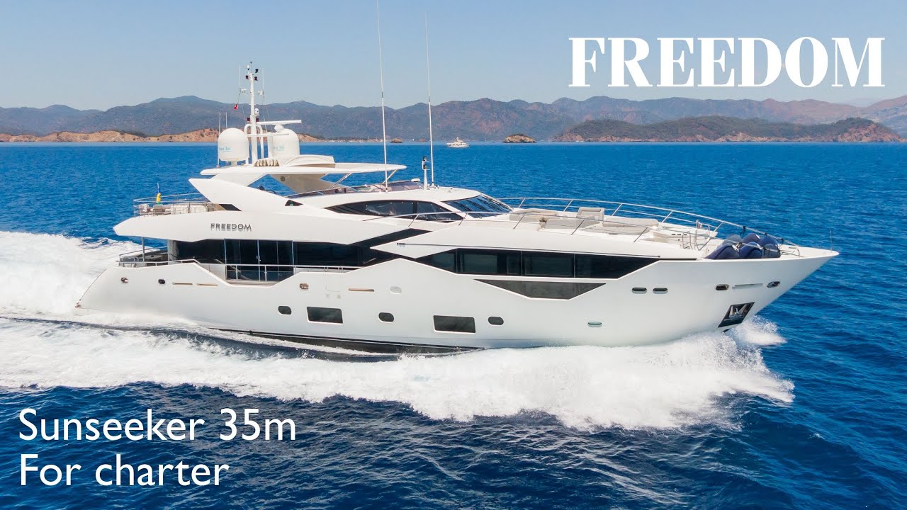 FREEDOM - Sunseeker 35M Yacht for Charter - YouTube