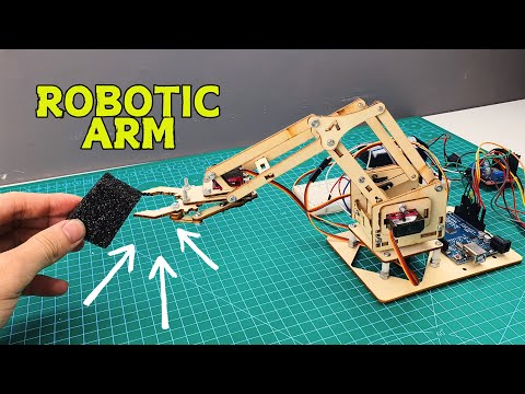 Build a 4 DOF Robotic Arm with Arduino | Servo + Joystick Control