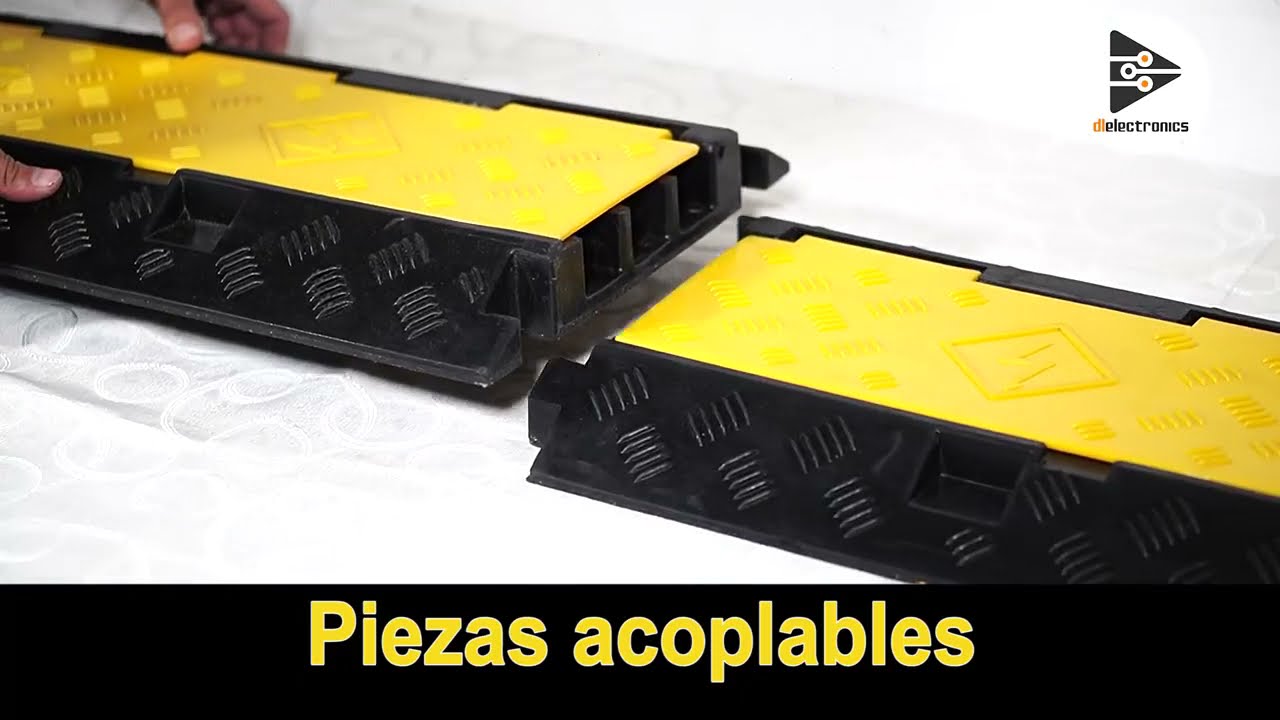 Protector de Cables - Pasacables de piso 3 vías - YouTube