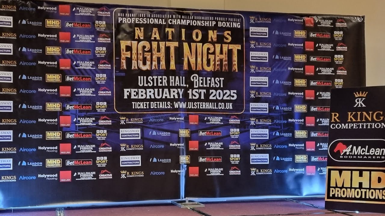 MHD Promotions "Nations Fight Night" weigh ins - YouTube