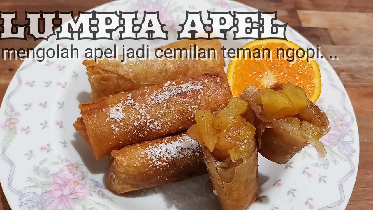 Bosan Apel dimakan begitu terus.., dibikin lumpia saja#rasanya mirip ...