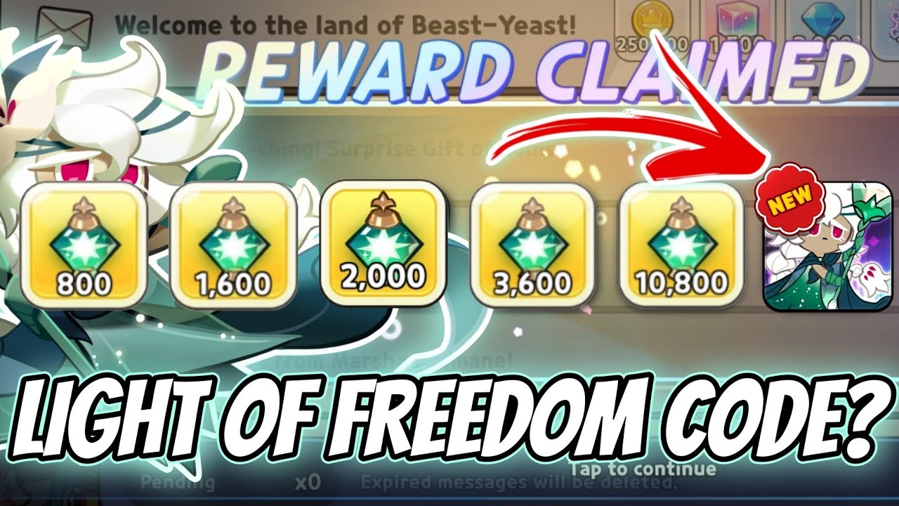 Light of Freedom CODES? 😭 Full Farming Guide for White Lily Cookie! - YouTube
