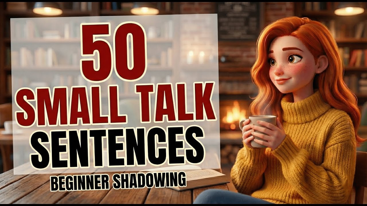 50 Small Talk Sentences for Beginners | English Shadowing Speaking Practice - YouTube