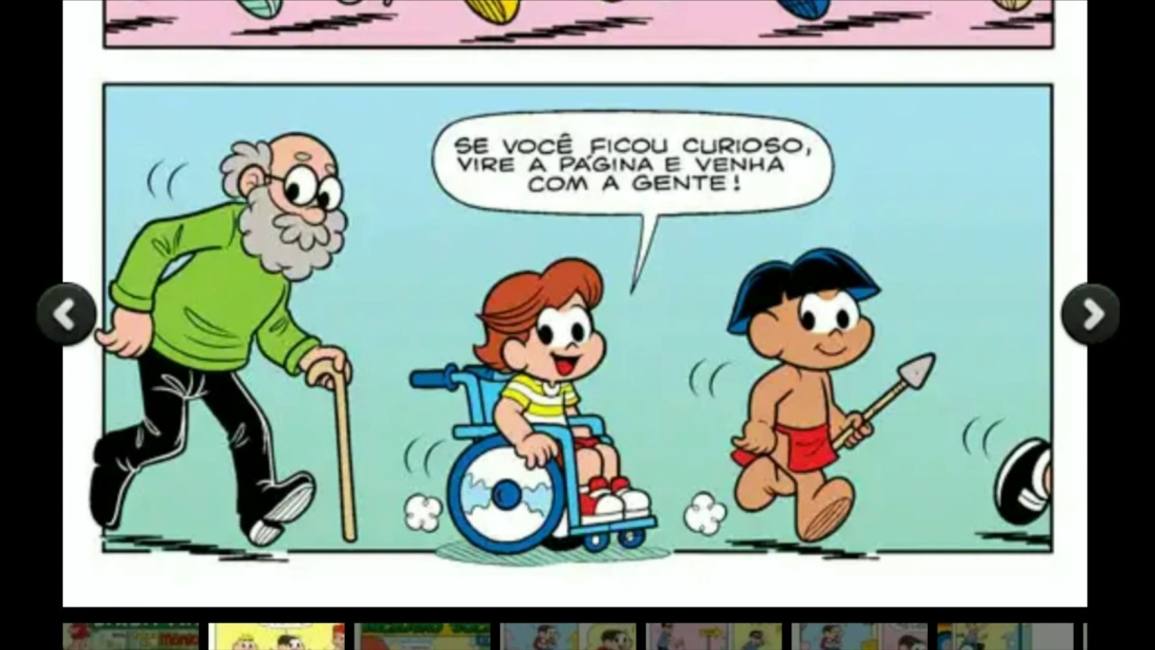 Saiba Mais - Turma da Mônica e Inclusão Social - Quadrinhos narrados ...