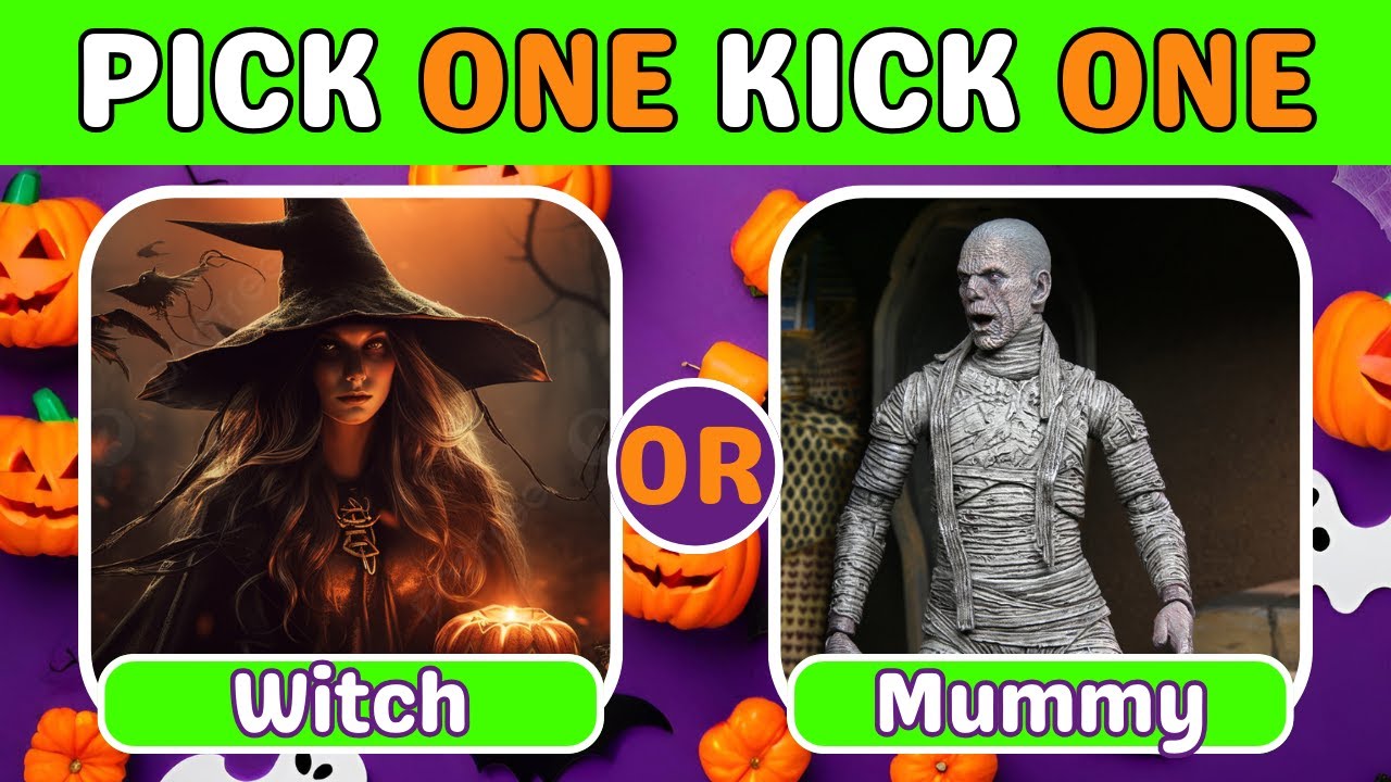 Pick One Kick One Halloween Edition🎃👻 I Pick One Kick One Halloween ...