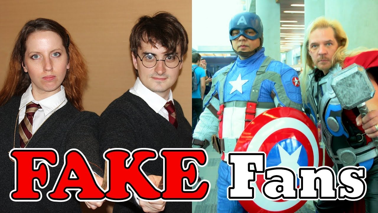 FAKE FANS! Marvel, Harry Potter, and more - YouTube