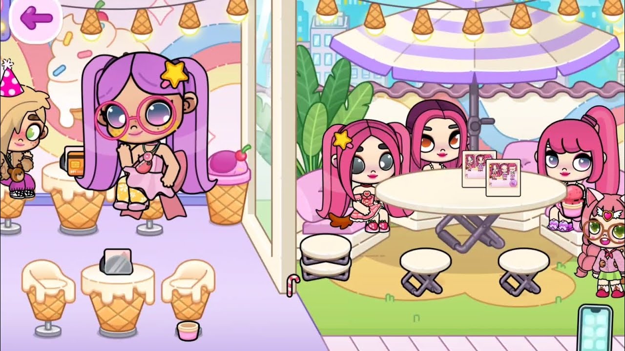 Avatar world pazu - New update dapat dokter gigi dan toko ice cream ...