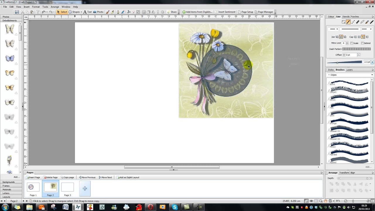 Craft Artist - Making Kaleidoscopes with Digi Kits - YouTube