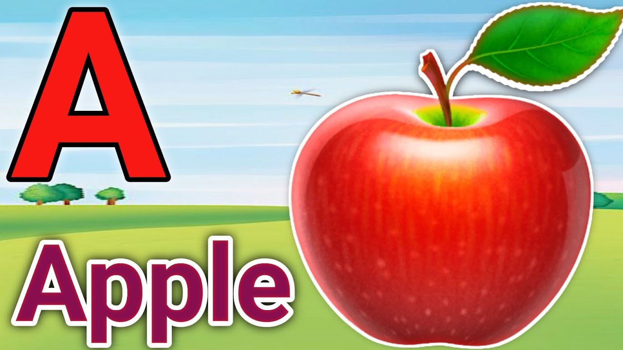 a for apple b for ball, abcd alphabets, write and learn, nursery rhymes ...