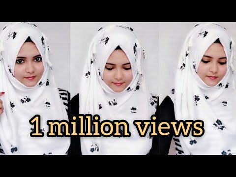 Hijab tutorial, easy full coverage hijab style for school/College