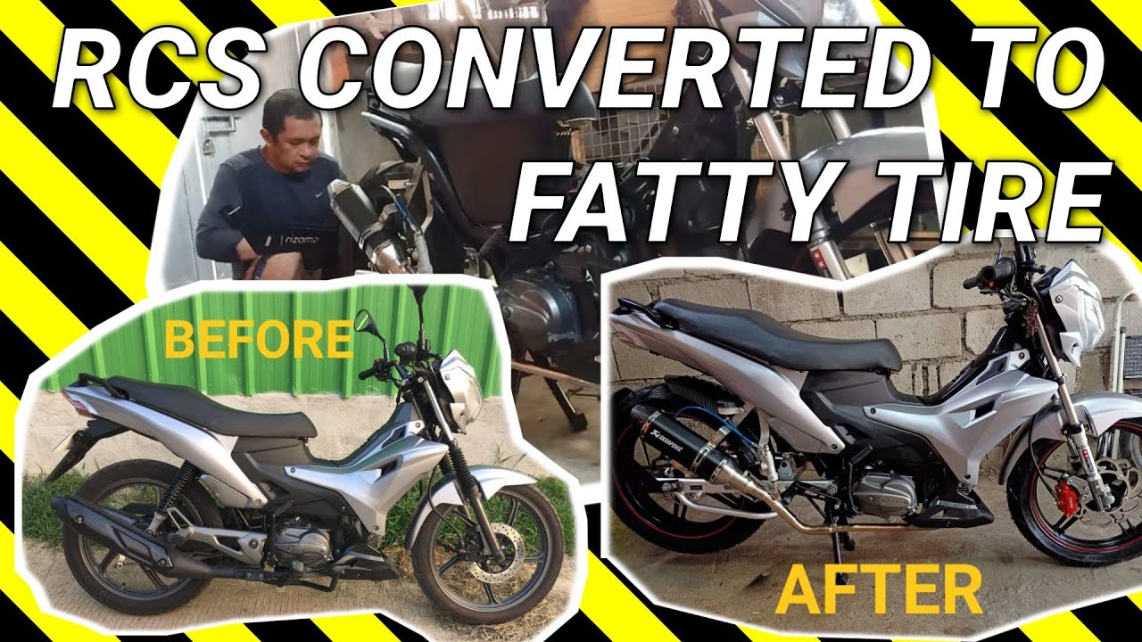 RCS 125 KEEWAY CONVERT TO FATTY TIRE - YouTube