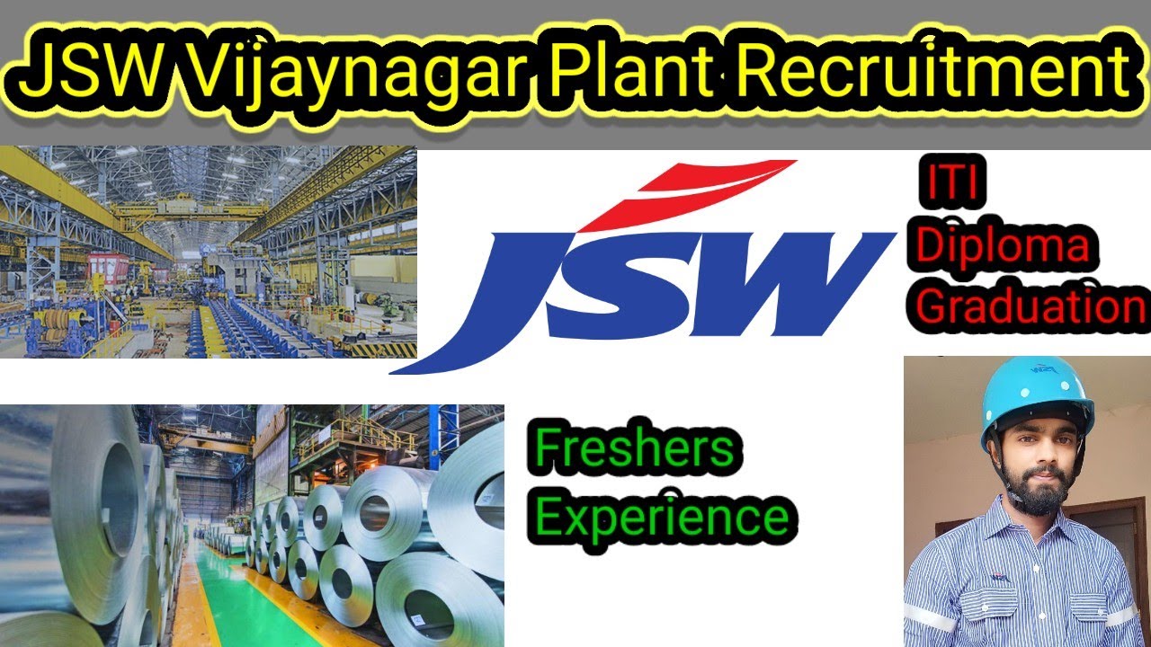 Jsw vijaynagar plant recruitment 2023-24 #freshers - YouTube