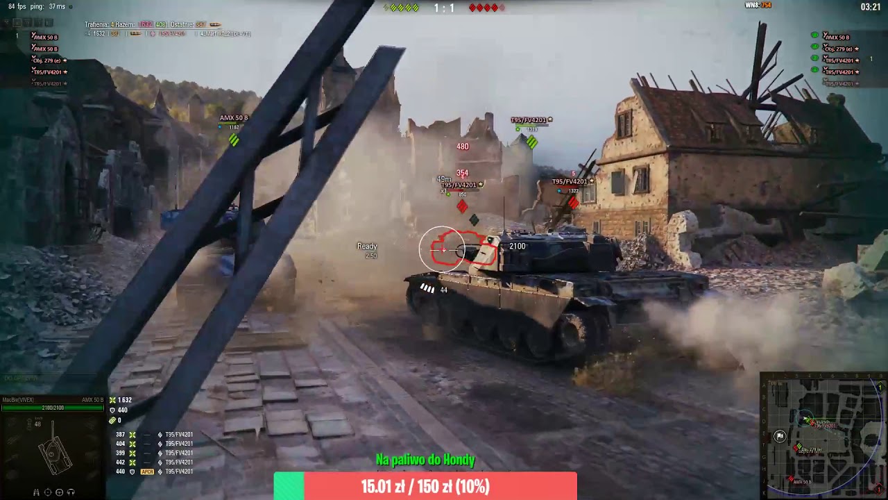 Turniej WOT 5vs5 [VIVE1]i [VIVEX] - YouTube