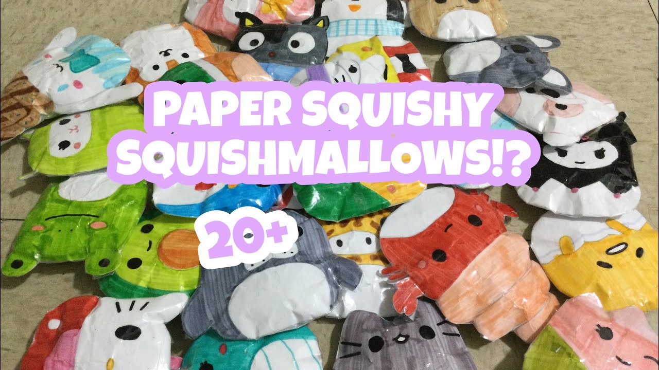 Paper Squishy Squishmallow Collection! (REVIEW) - YouTube