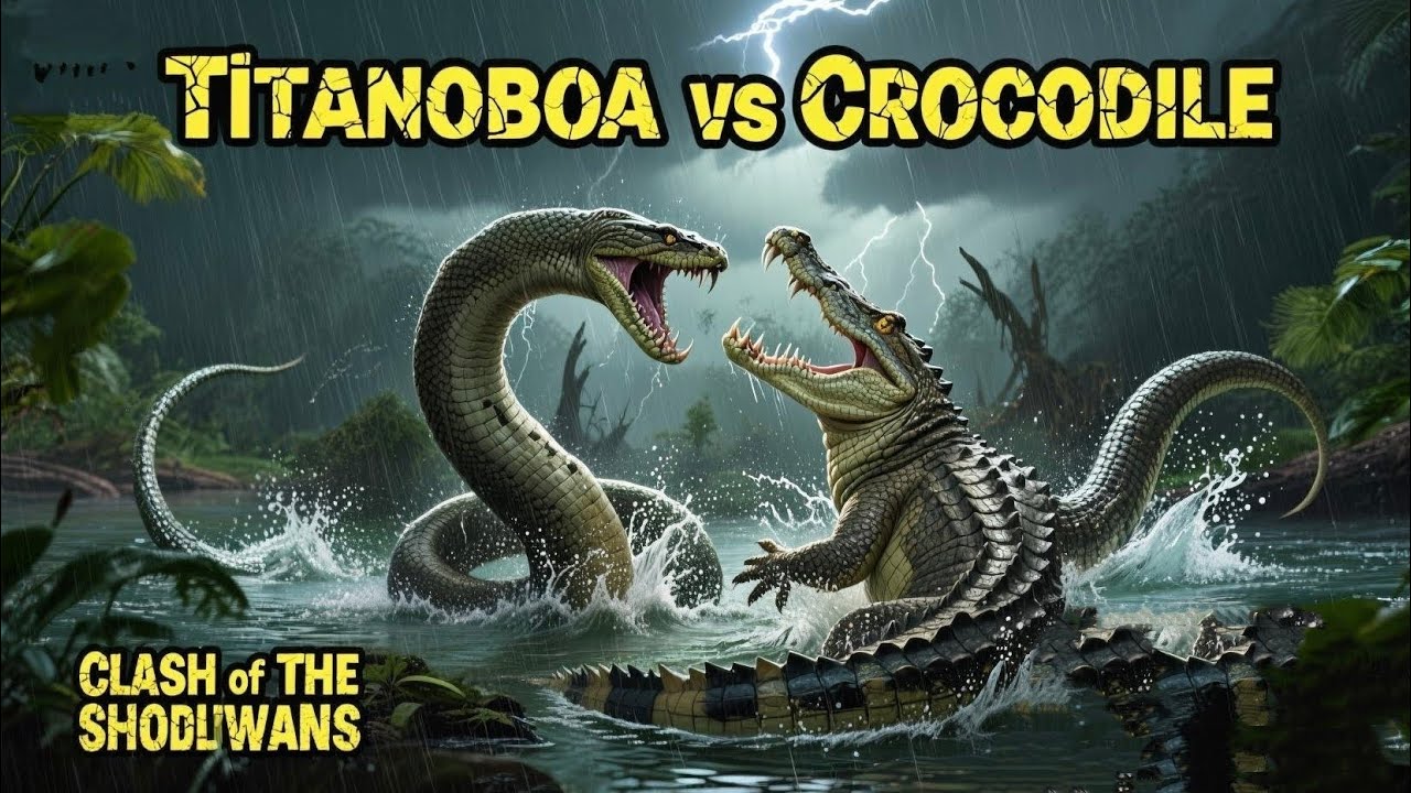 Titanoboa: The Giant Snake That Ruled After Dinosaurs | Titanoboa vs ...