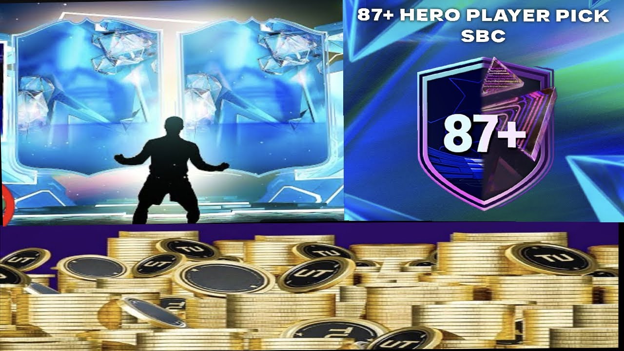 THE BEST FANTASY FC TEAM 2 PACK OPENING/ 87+ HERO PLAYER PICK RTG #12 ...