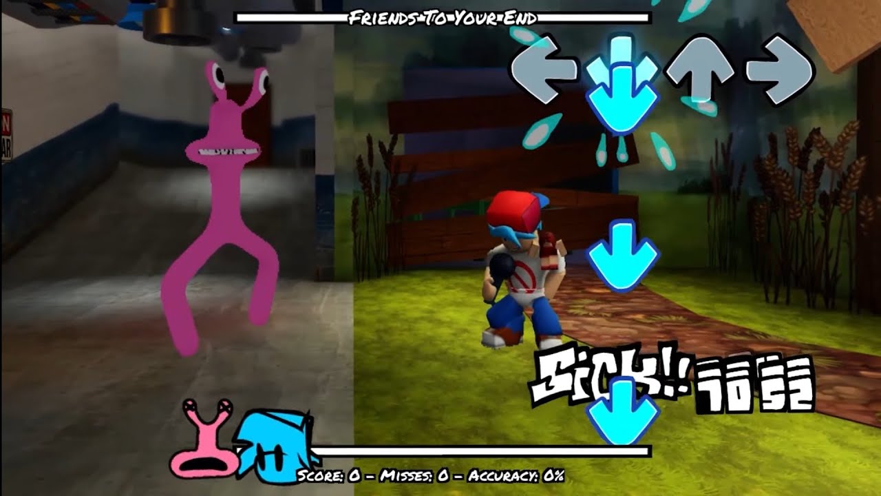 Friday Night Funkin' VS Pink Rainbow Friends | (FNF Mod) - YouTube