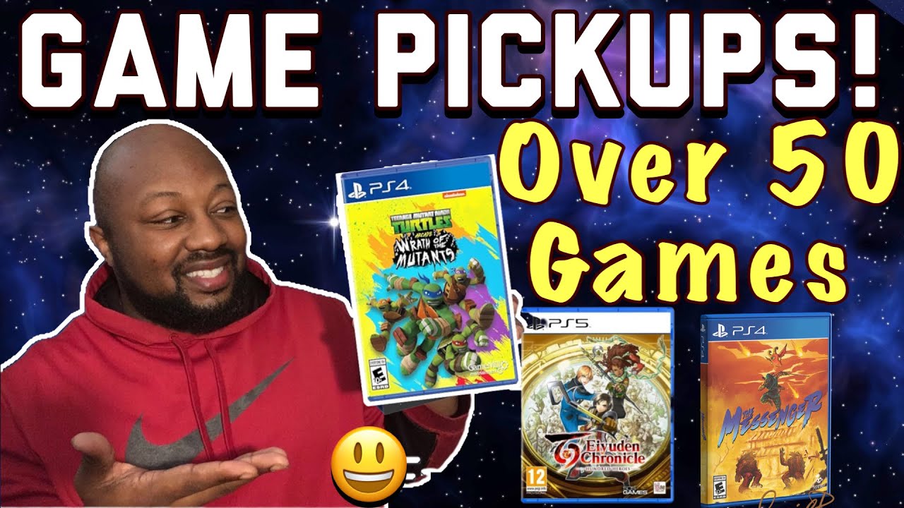 Massive Game Pickups!! Over 50 Games - YouTube