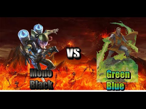 Alpha Clash TCG - Clarity W/BLK vs Magnate G/B - Game Play - YouTube